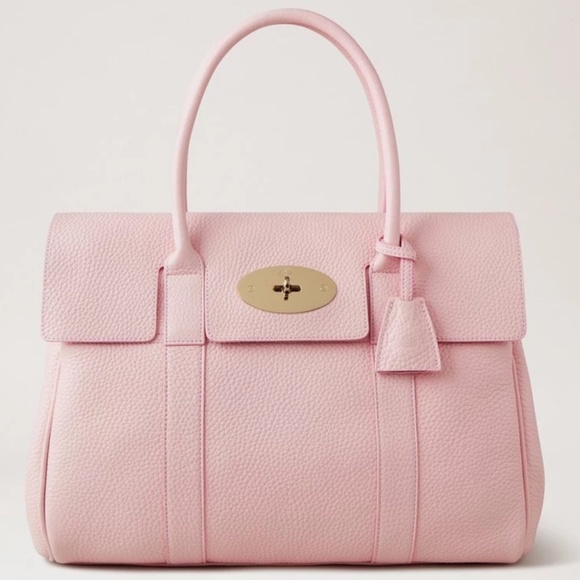Mulberry | Bags | Mulberry Bayswater In Powder Rose Heavy Grain Leather ...